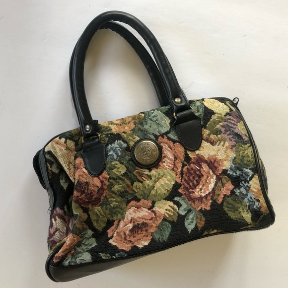Mitzi | Bags | Vintage Mitzi Floral Tapestry Purse | Poshmark